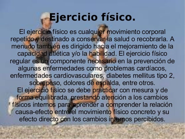 Deporte y salud.