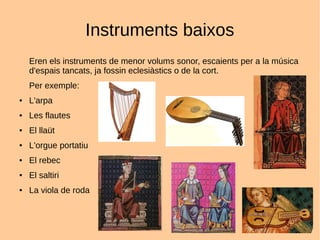 La música a l'Edat Mitjana | ODP