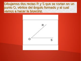 Bisectriz de un ángulo | ODP