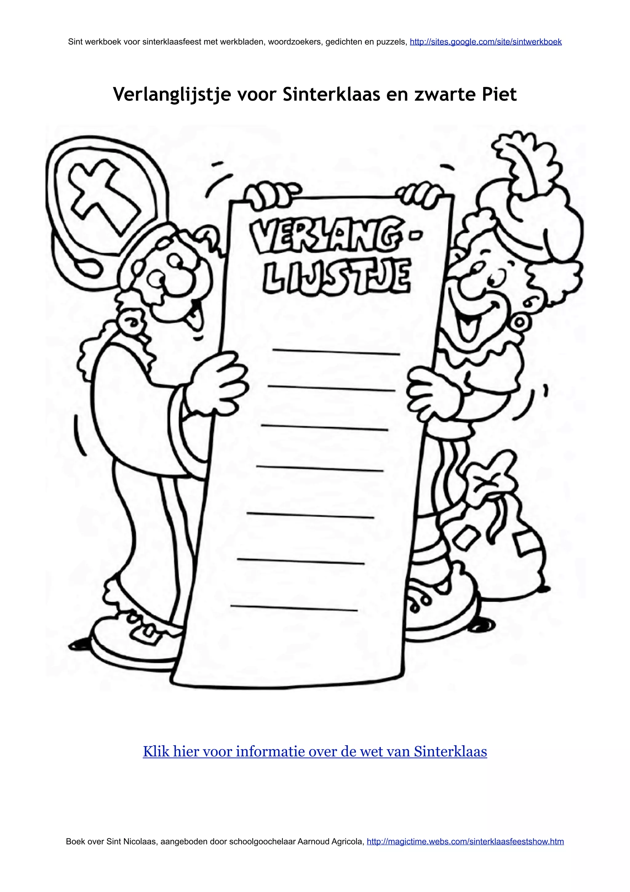 Sint werkboek met sinterklaas werkbladen en activiteiten voor kinderen ...