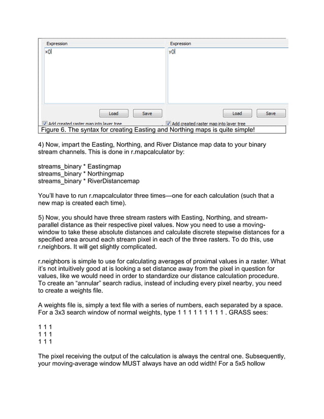 Calculation of sinuosity in GRASS GIS | PDF | Geography | Science