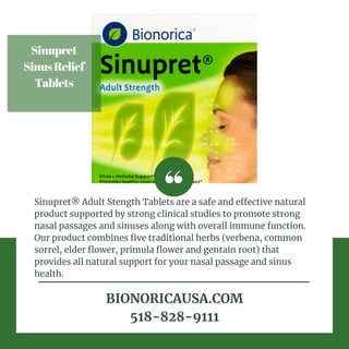 Sinupret Sinus Relief Tablets | PDF