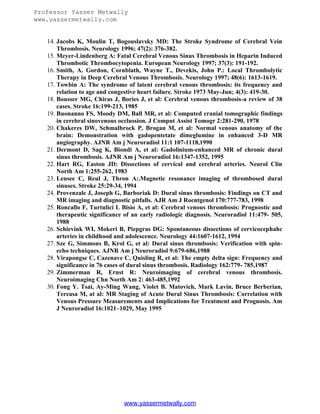 Radiological pathology of cerebral venous & dural sinus thrombosis | PDF