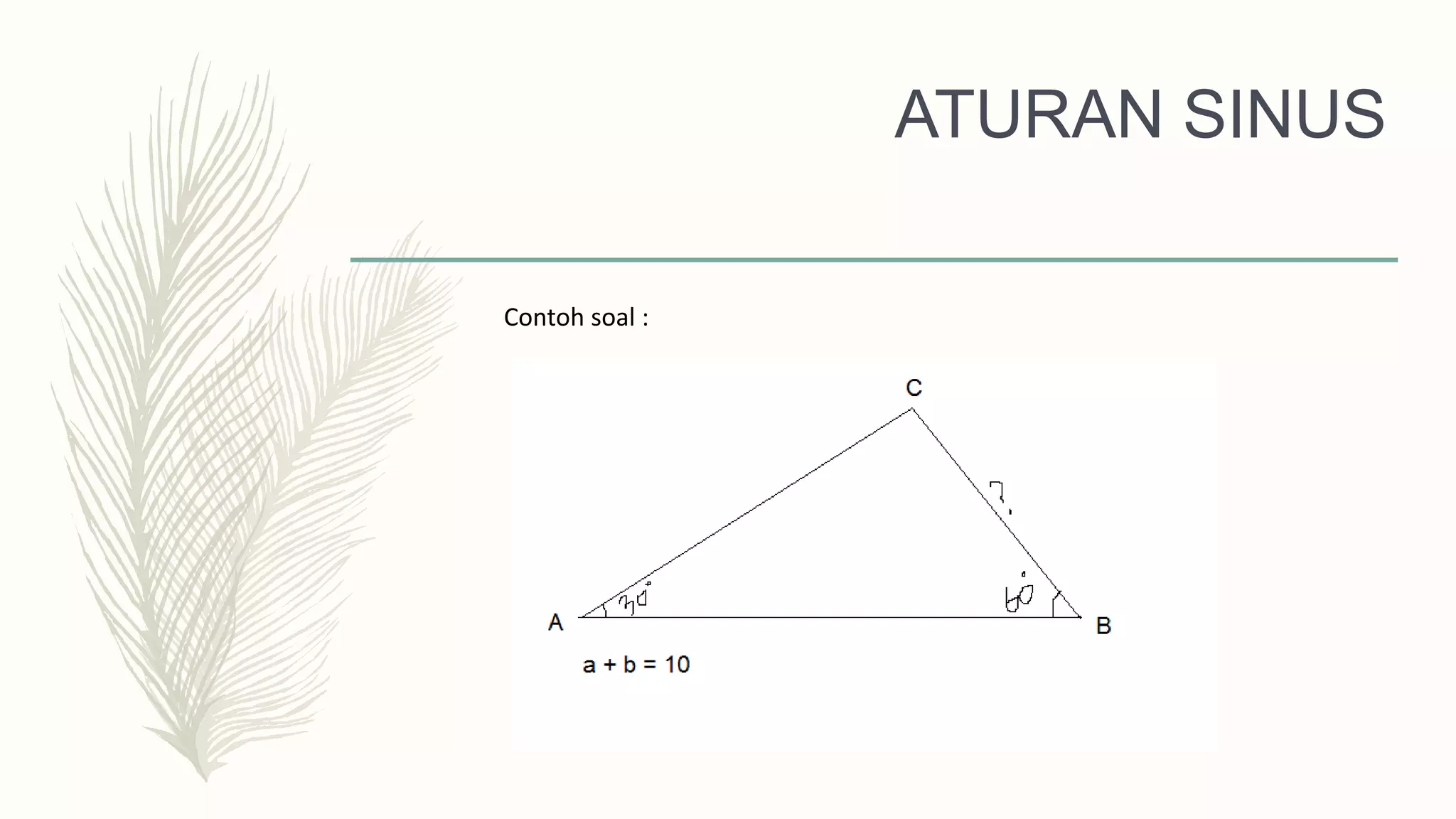 Aturan Sinus beserta pembuktian | PPTX