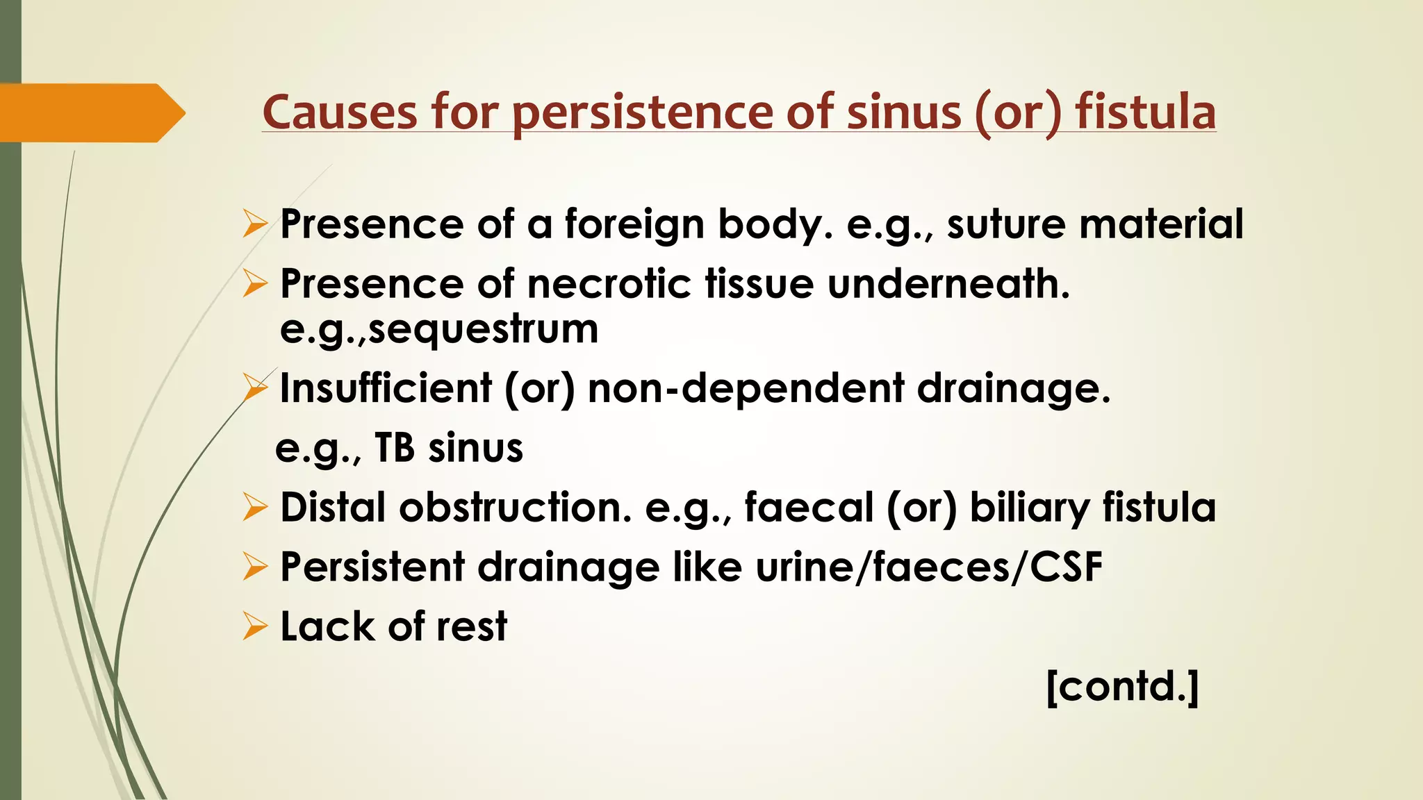 Sinus and fistula | PPTX