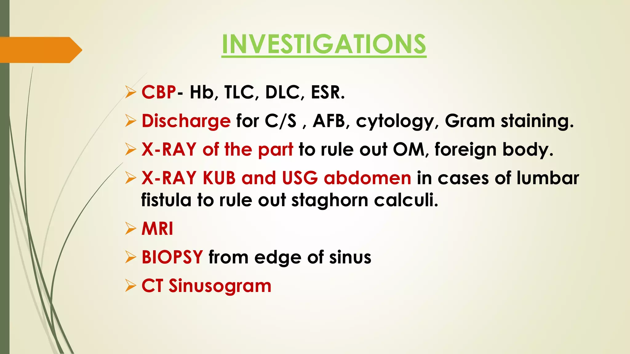 Sinus and fistula | PPTX