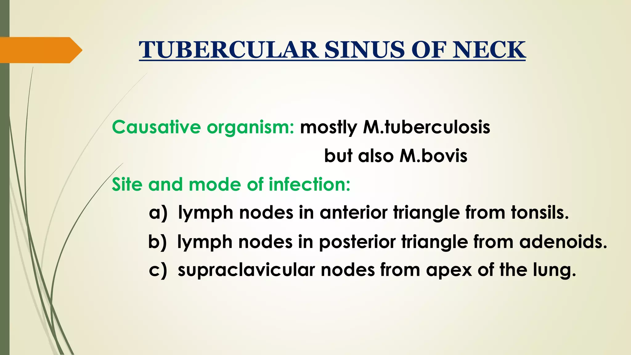 Sinus and fistula, TB lymphadenitis, anal fistula | PPTX