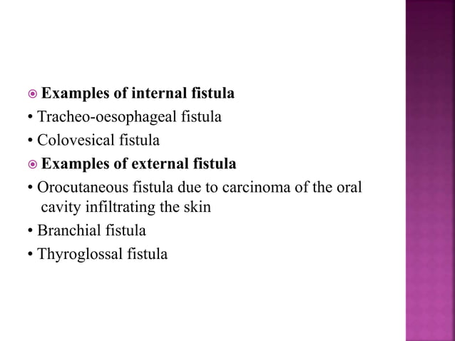 Sinus and fistula | PPTX | Ear, Nose and Throat Conditions | Diseases ...