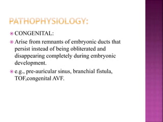 Sinus and fistula | PPTX