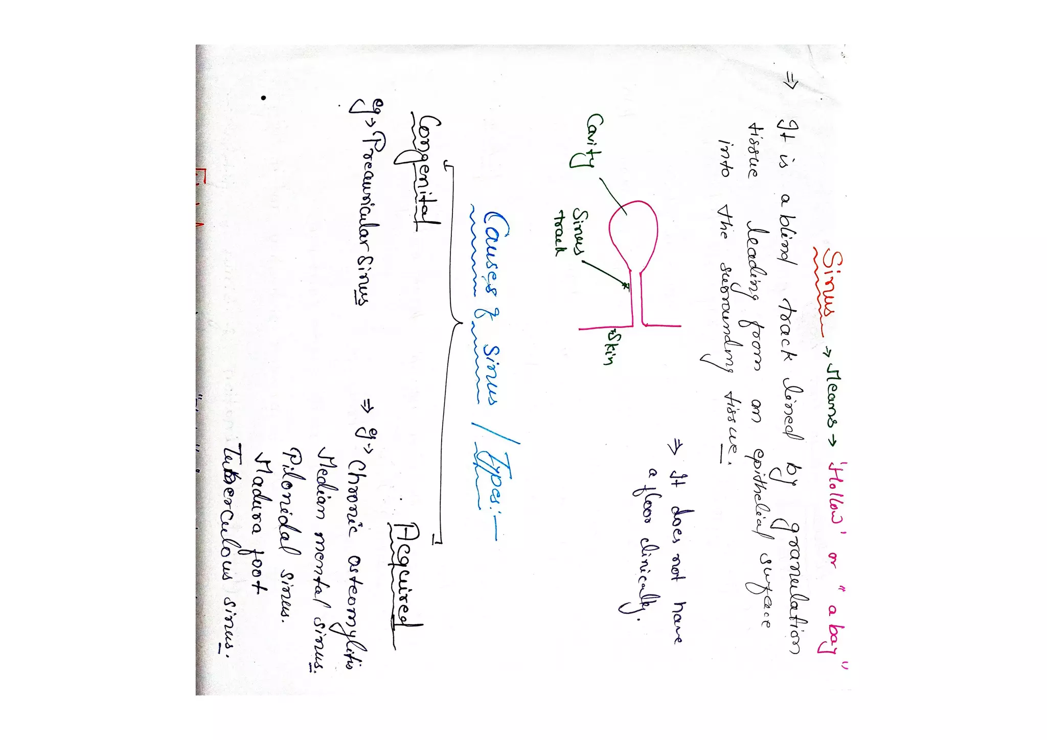 sinus and fistula | PDF