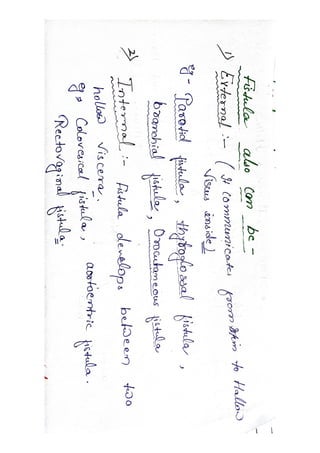 sinus and fistula | PDF