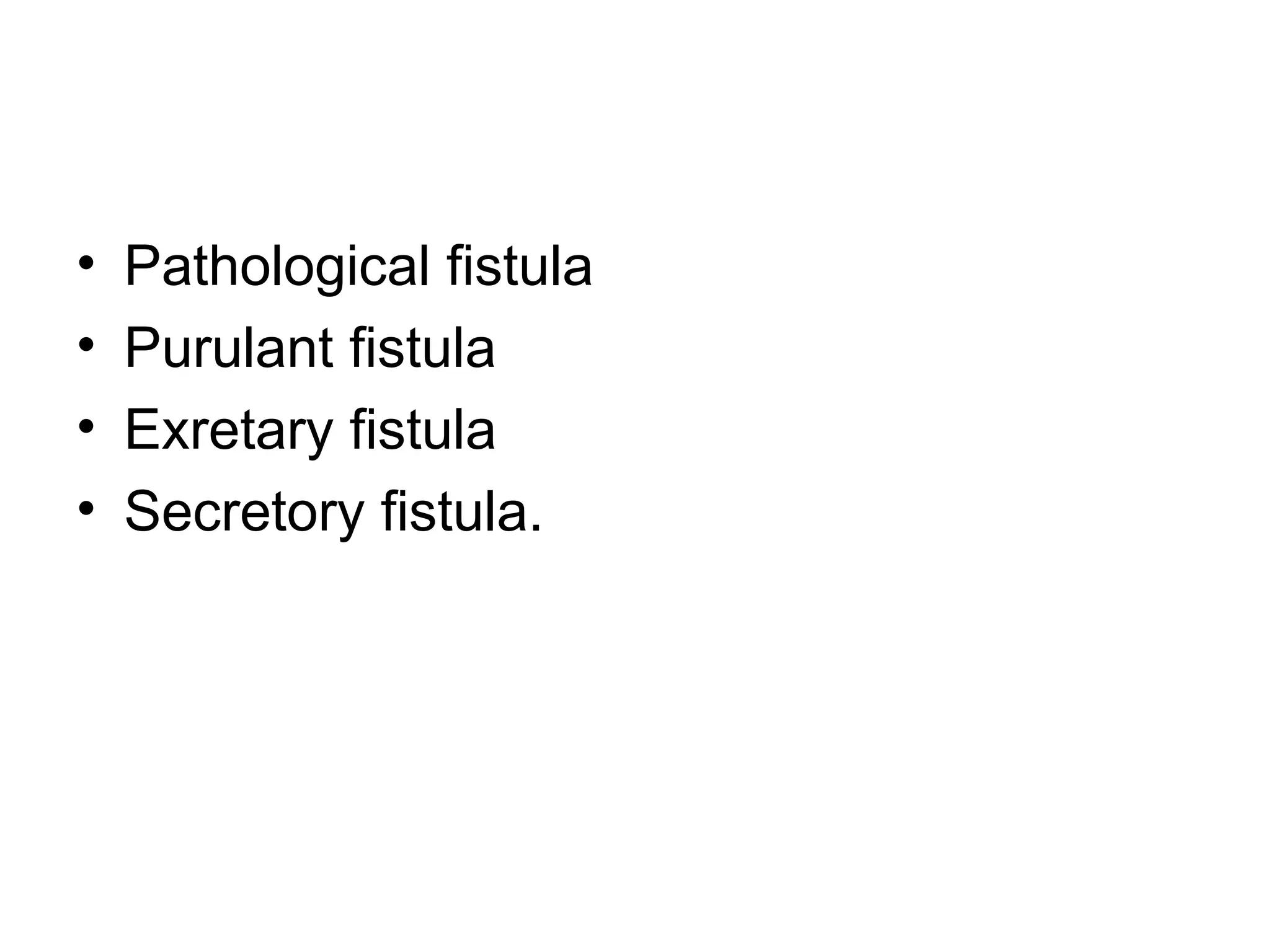 Differential Diagnosis of sinus and Fistula. | PPT