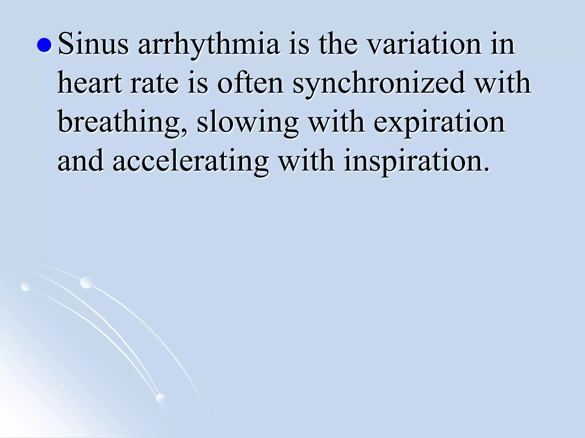 Sinus arrhythmia | PPT