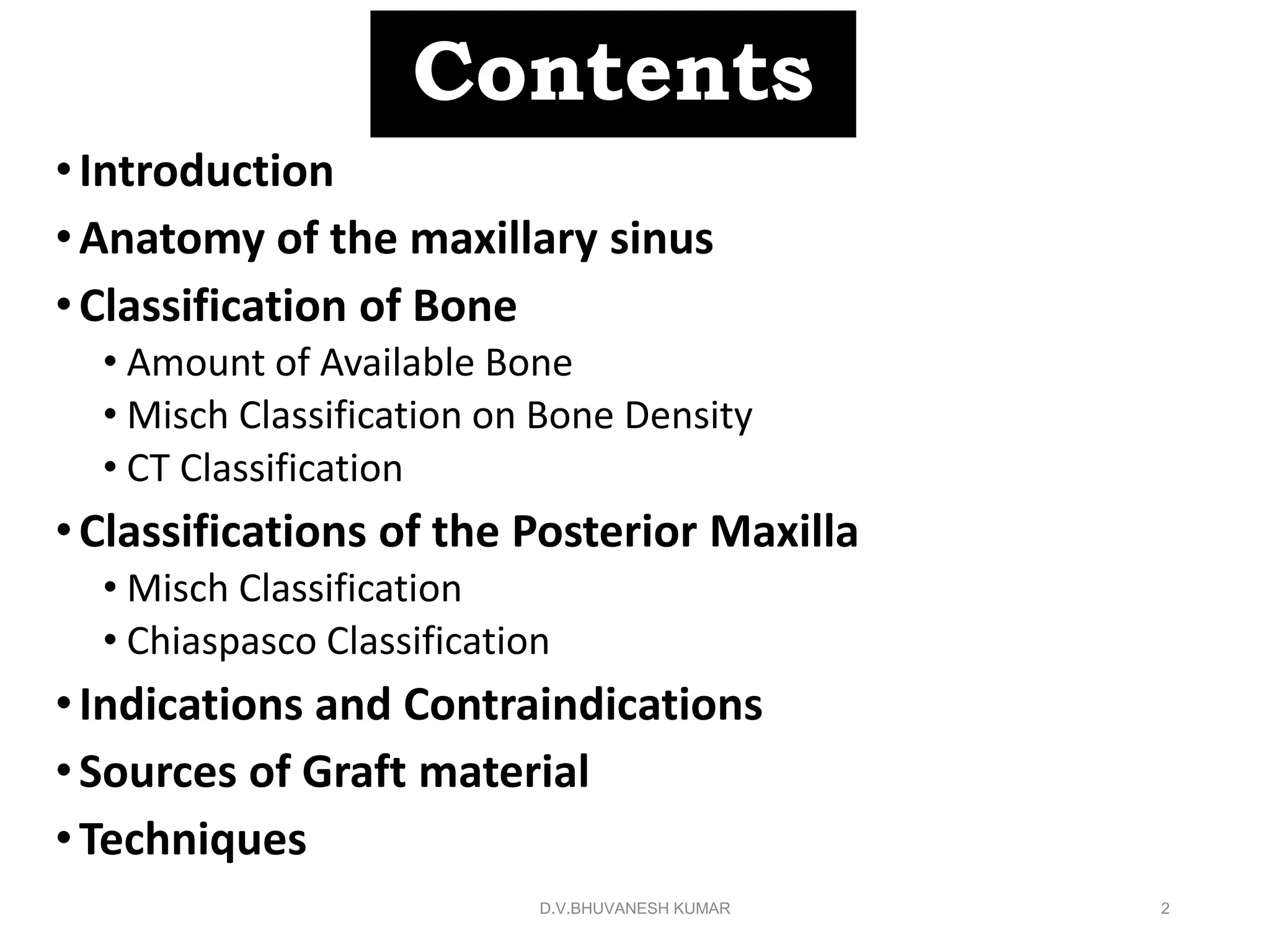 Sinus elevation ; grafts | PPTX