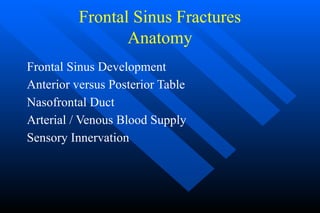 Sinus fractures of the facial skeleton.pptx