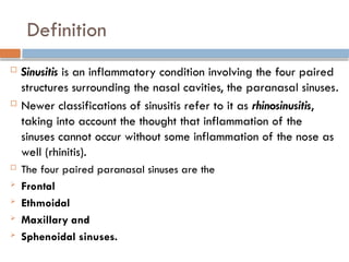 sinusitis INFECTION IN AFRICAN CON.pptx