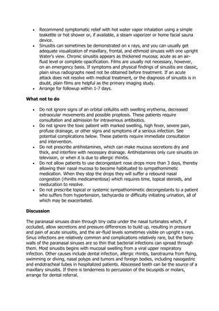 Sinusitis | PDF