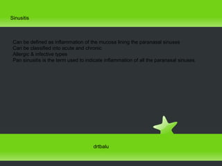Acute Sinusitis | PPTX
