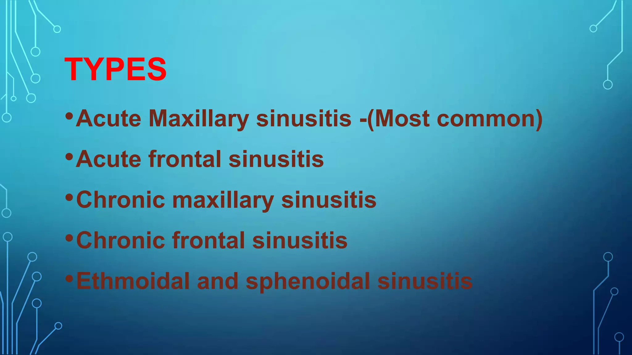 Sinusitis | PPTX