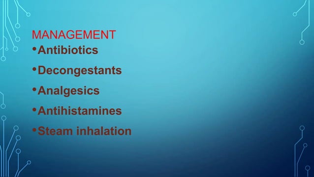 Sinusitis | PPTX | Ear, Nose and Throat Conditions | Diseases and ...