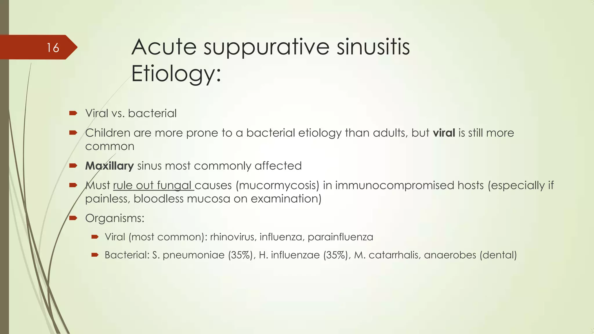 Sinusitis | PPTX