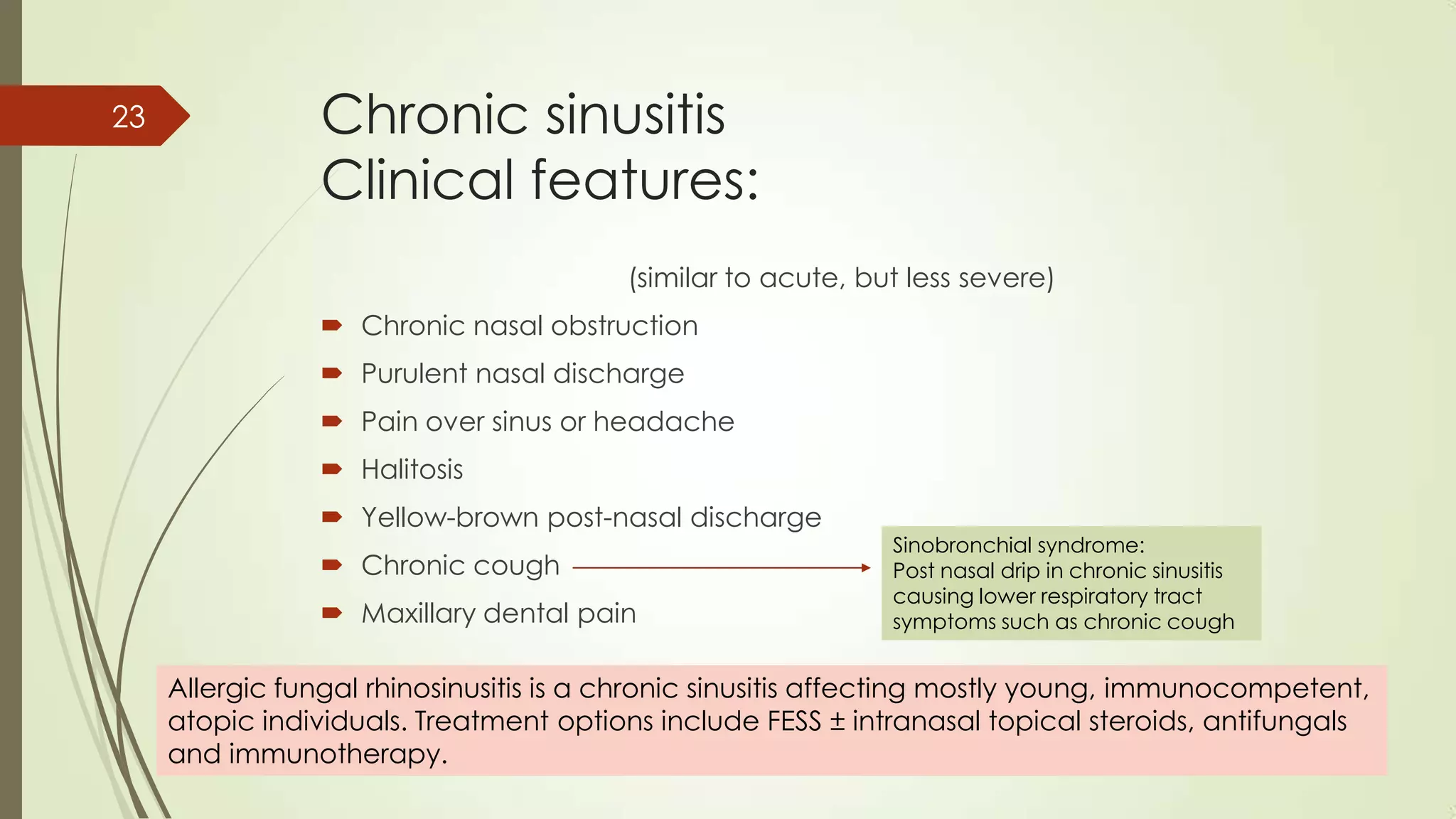 Sinusitis | PPTX