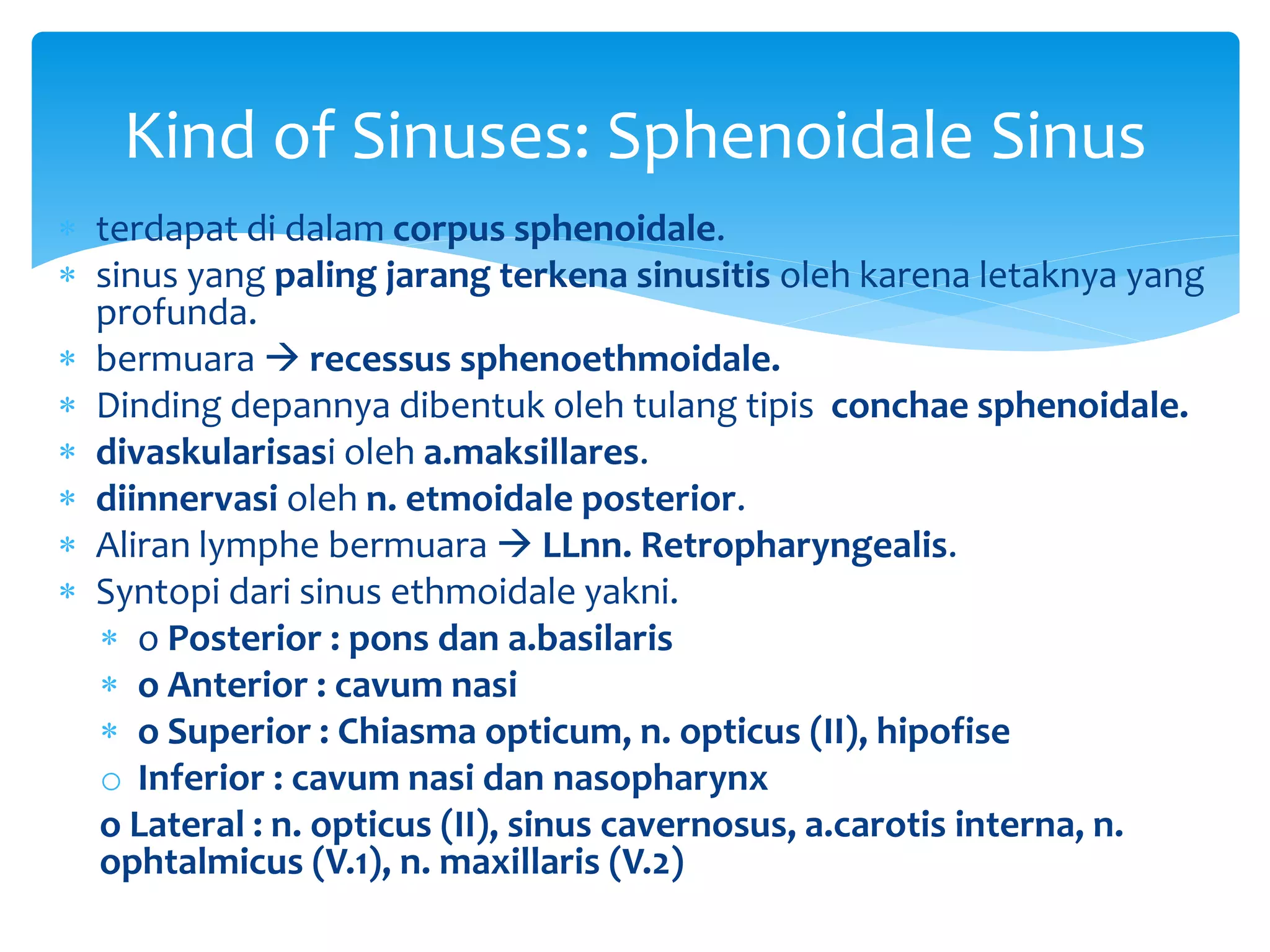 Sinusitis dan Penanganan Fisioterapi | PPTX