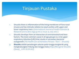 Sinusitis dan Penanganan Fisioterapi | PPTX