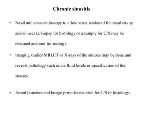 Sinusitis | PPTX