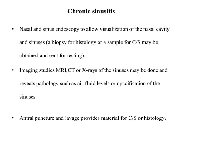Sinusitis | PPTX | Ear, Nose and Throat Conditions | Diseases and Conditions