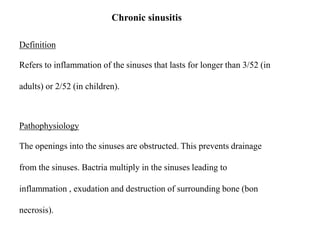 Sinusitis | PPTX