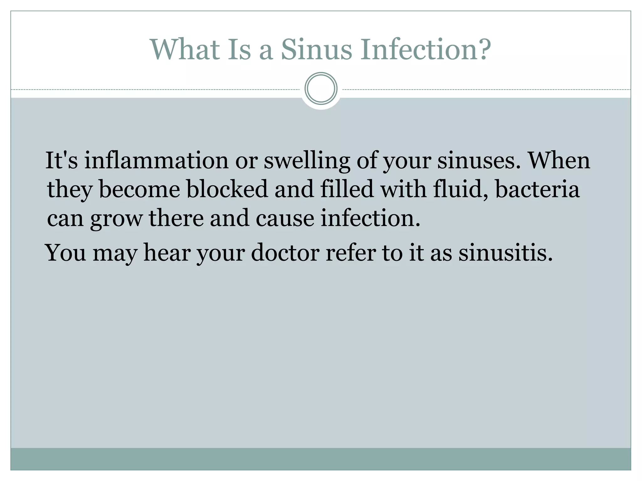Sinusitis | PPTX