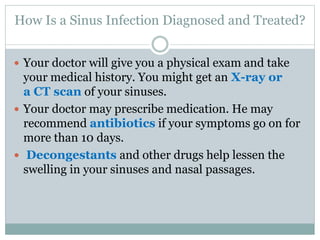 Sinusitis | PPTX | Ear, Nose and Throat Conditions | Diseases and ...