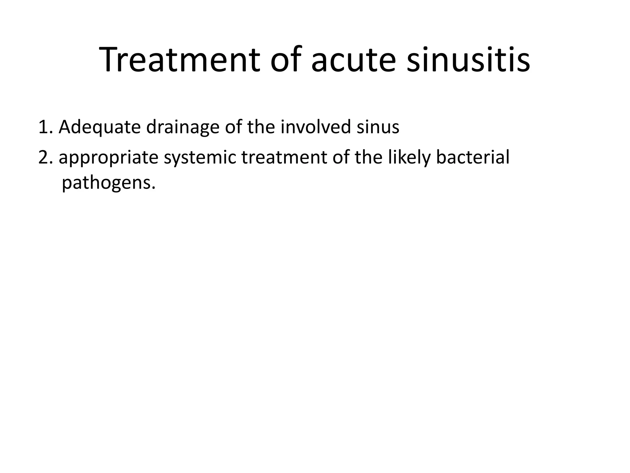 Acute Sinusitis | PPTX