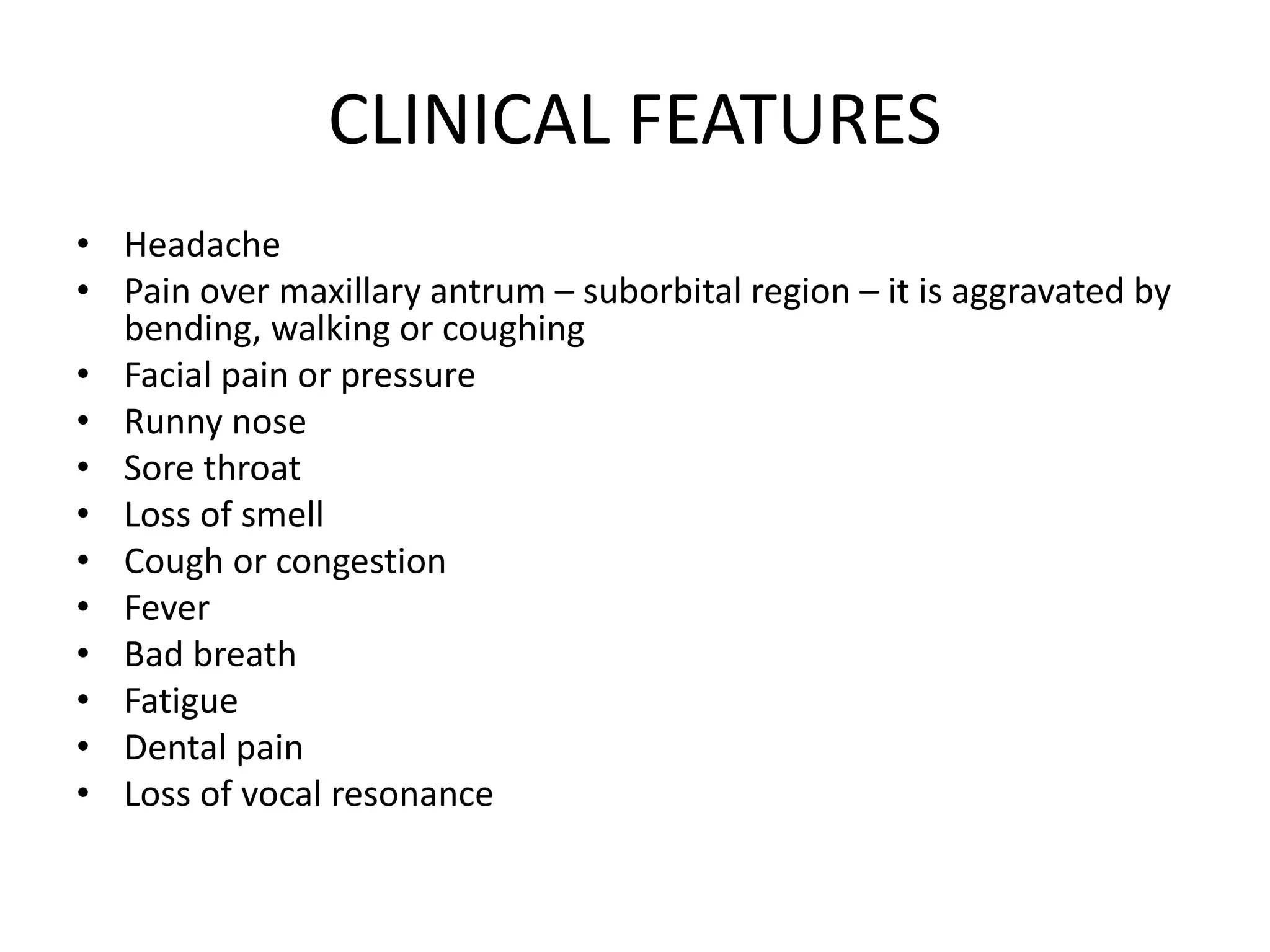 Sinusitis | PPTX