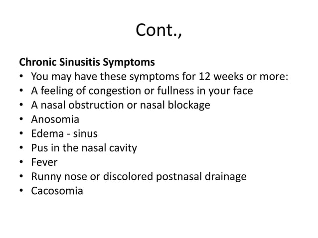 Sinusitis | PPTX