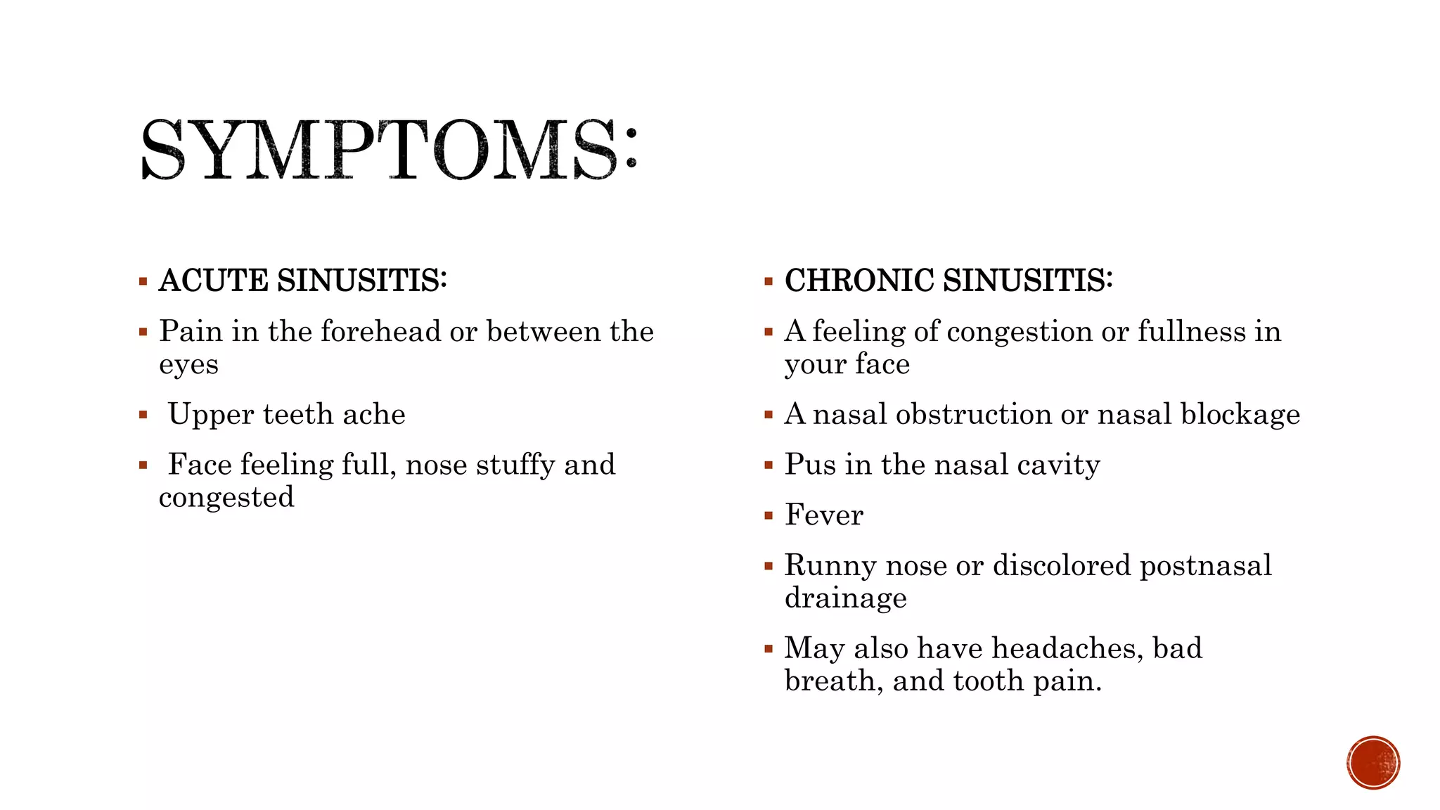 Sinusitis | PPTX