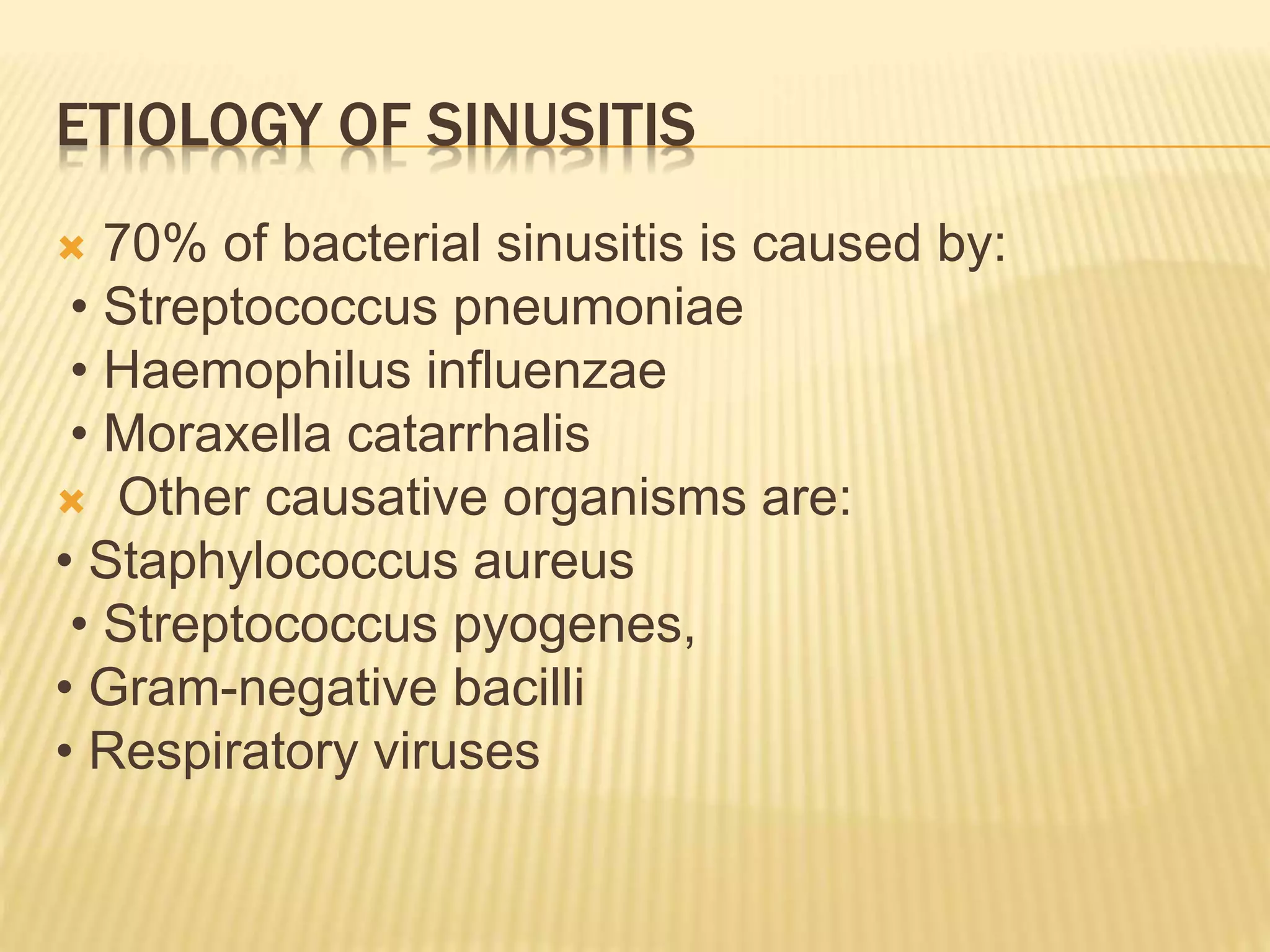 Sinusitis / Dr.Varsha Dhage | PPT