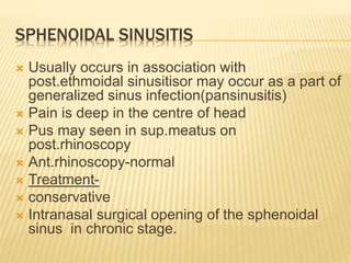 Sinusitis / Dr.Varsha Dhage | PPT