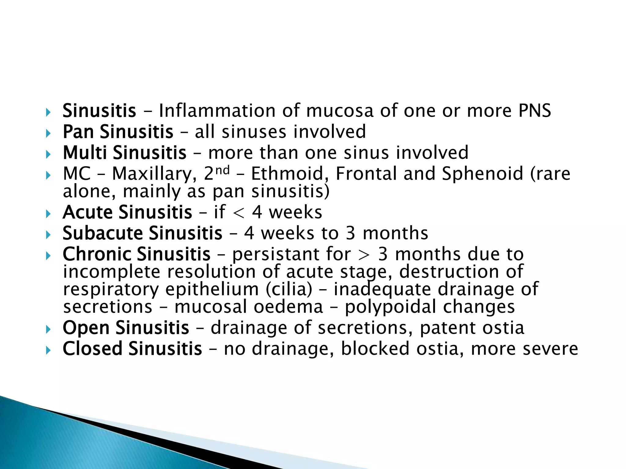 Sinusitis | PPTX
