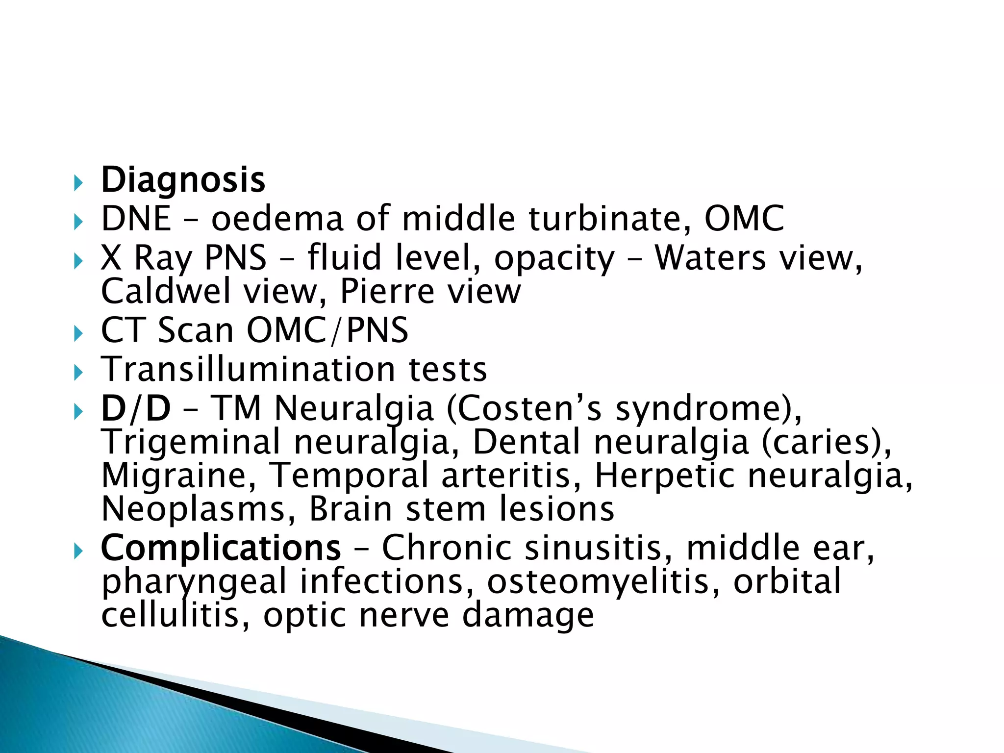 Sinusitis | PPTX
