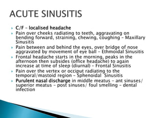Sinusitis | PPTX