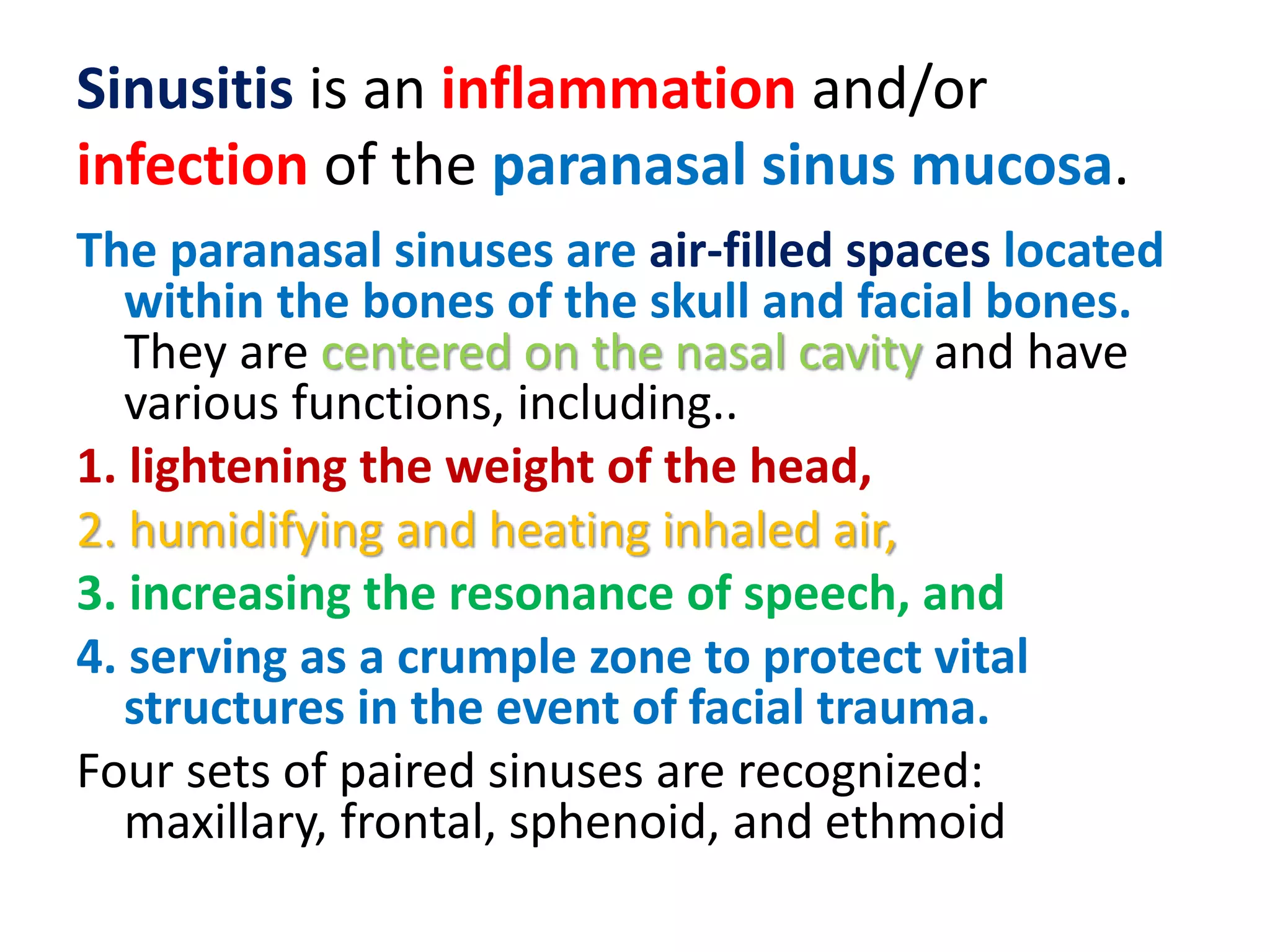 BACTERIAL SINUSITIS - CASE DISCUSSION | PPTX