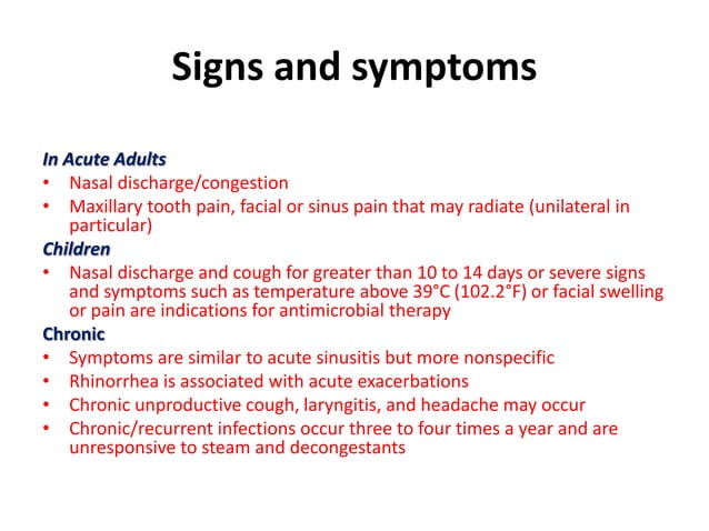 BACTERIAL SINUSITIS - CASE DISCUSSION | PPTX