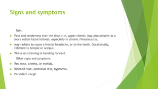 Sinusitis | PPTX