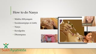 Ayurvedic treatment of Sinusitis | PPTX