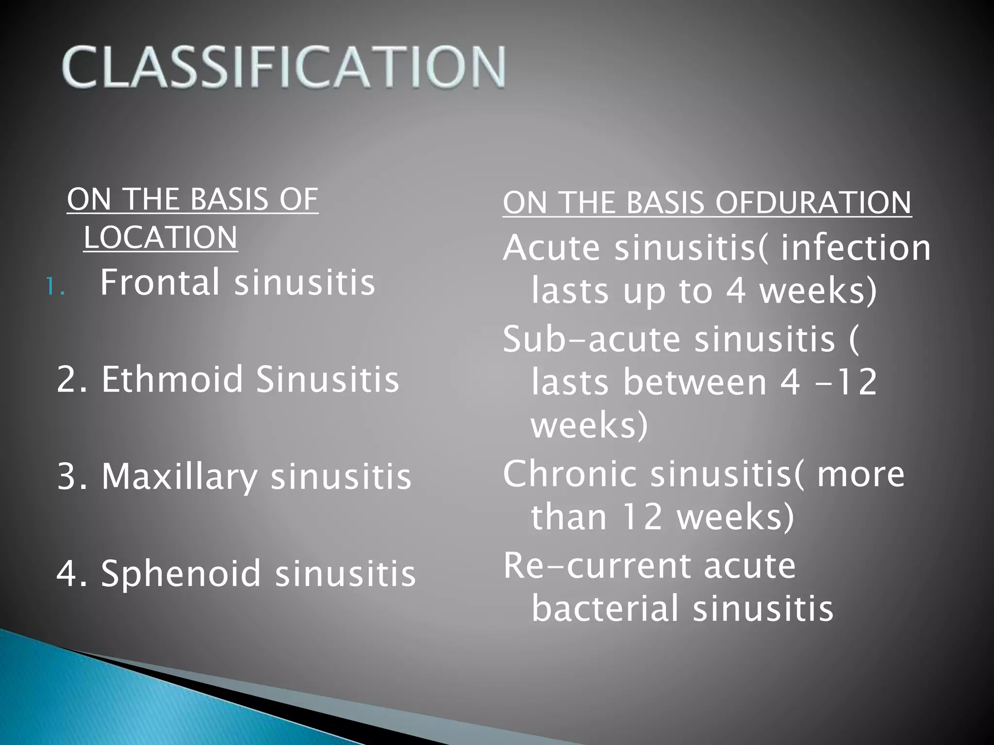 Sinusitis | PPTX