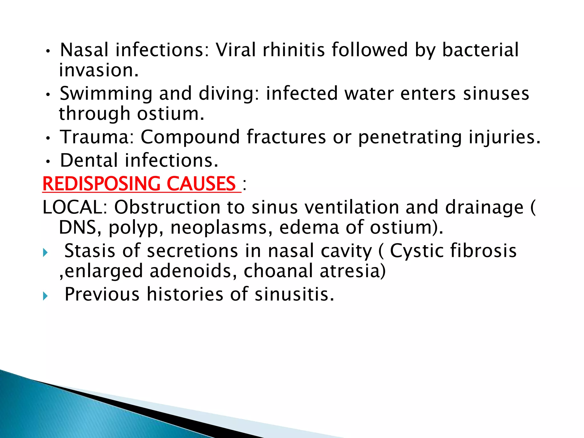 Sinusitis | PPTX