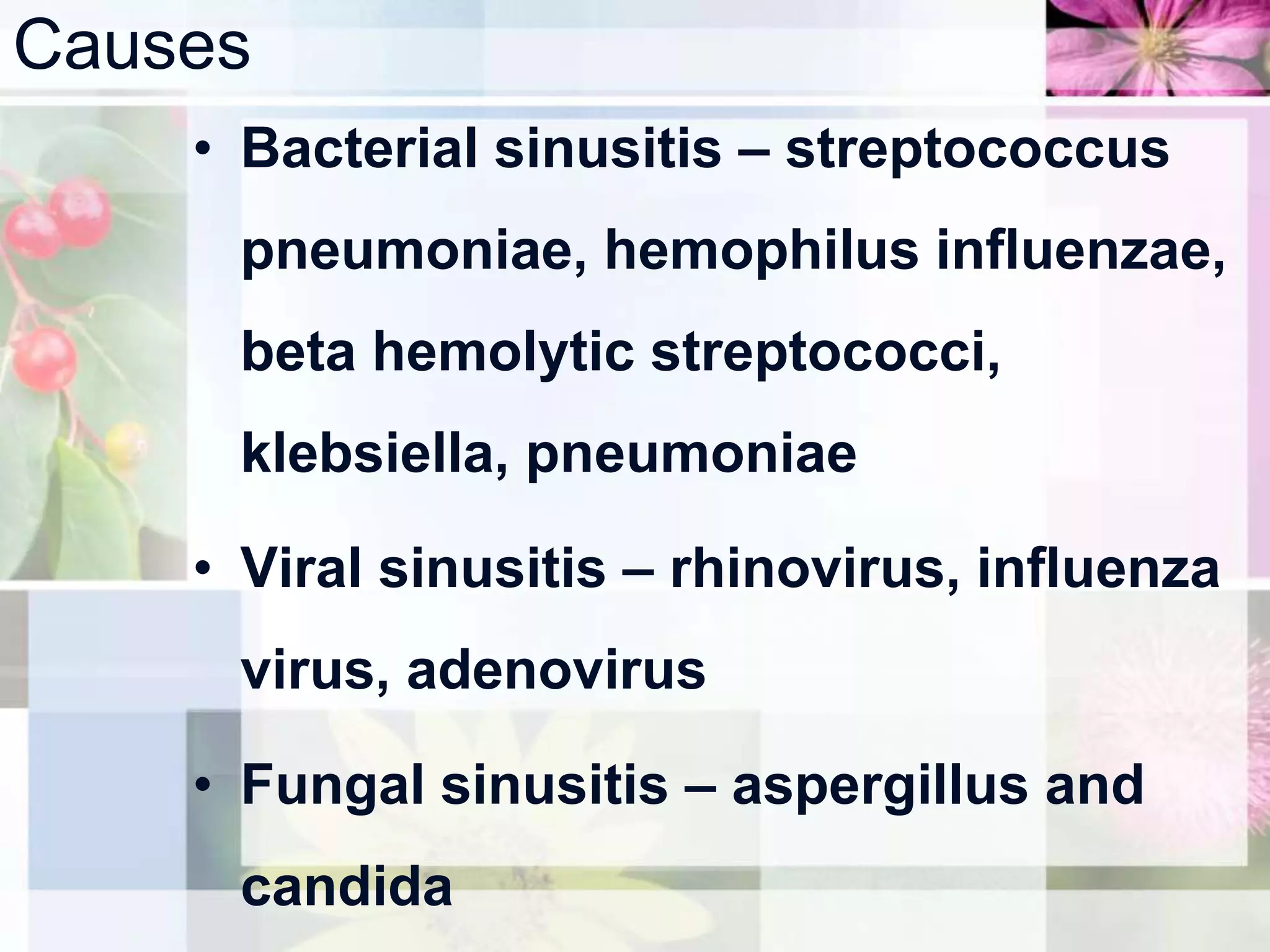 sinusitis.ppt | Free Download