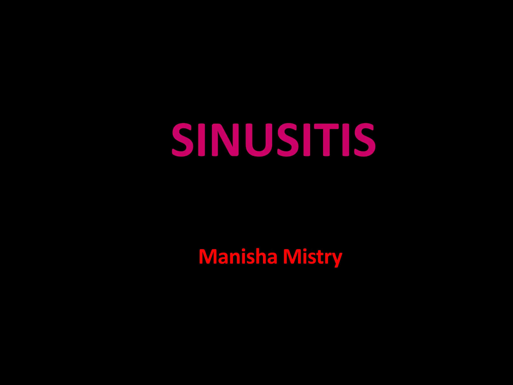 Sinusitis.pptx